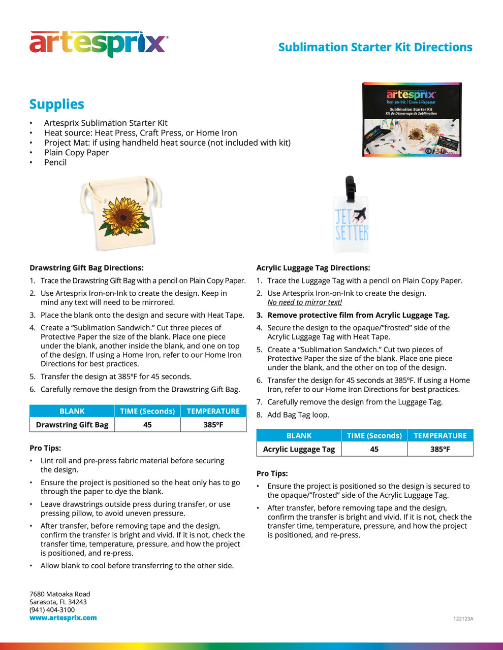 Sublimation Starter Kit — Complete Sublimation Set