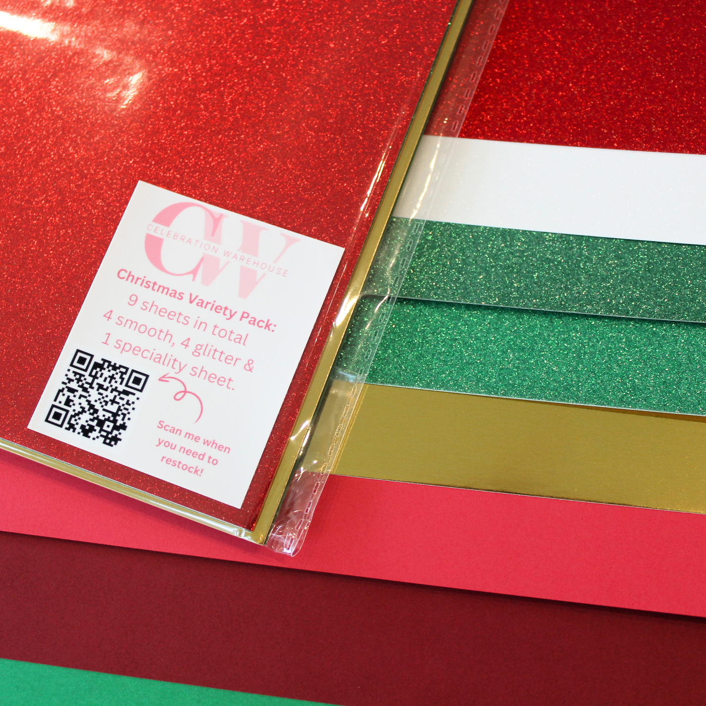 Christmas Cardstock Variety Pack — 12x12 Themed